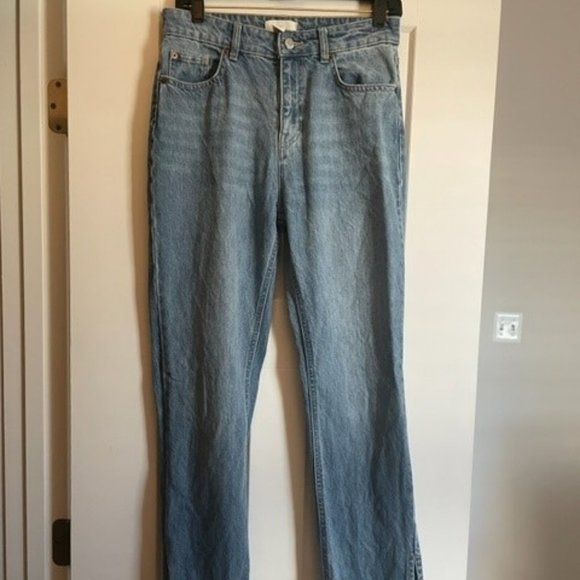 H&M | Jeans | Hm High Waist Split Leg Jeans | Poshmark